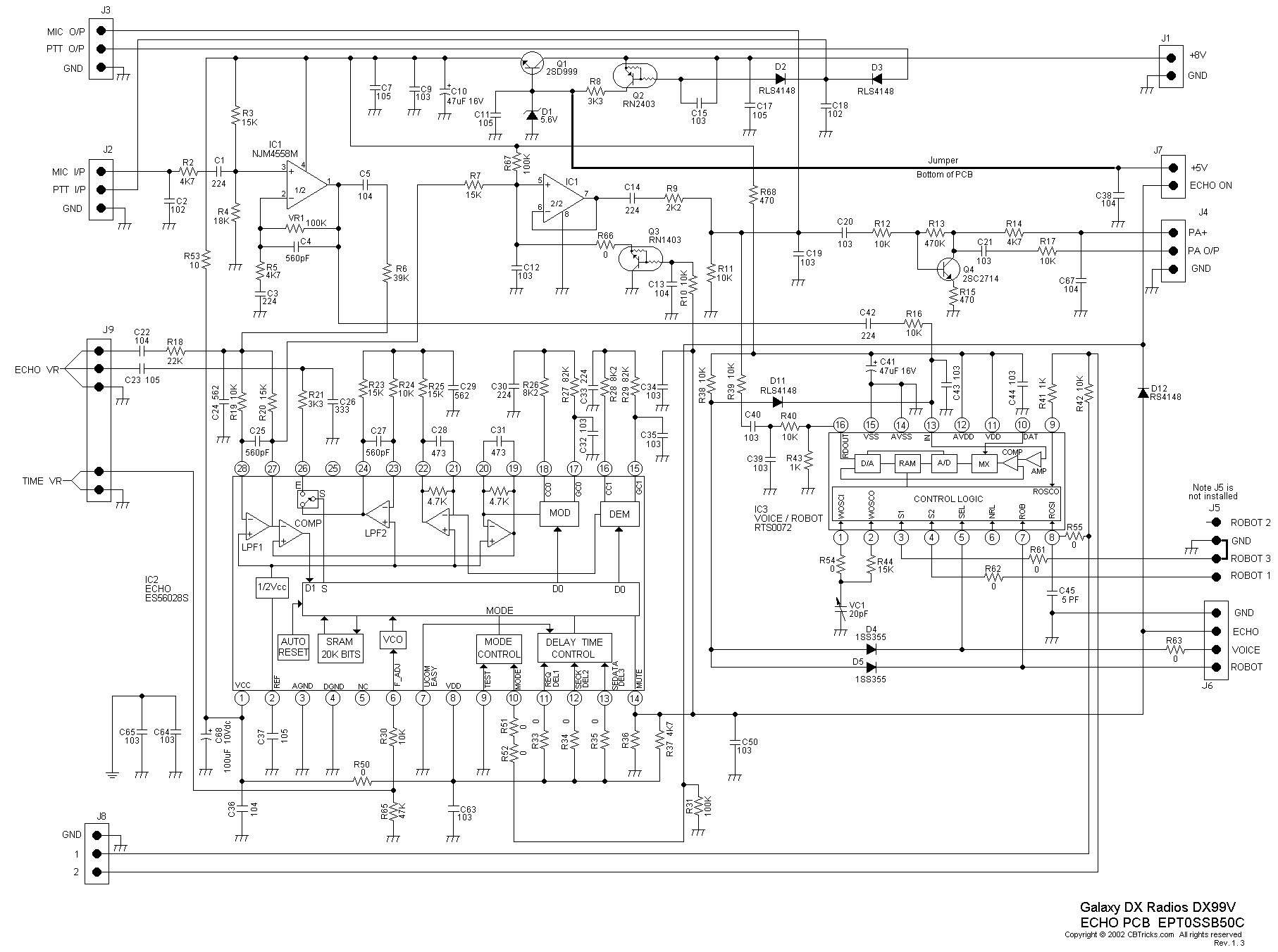 Galaxy Radios DX99V Service Manual
